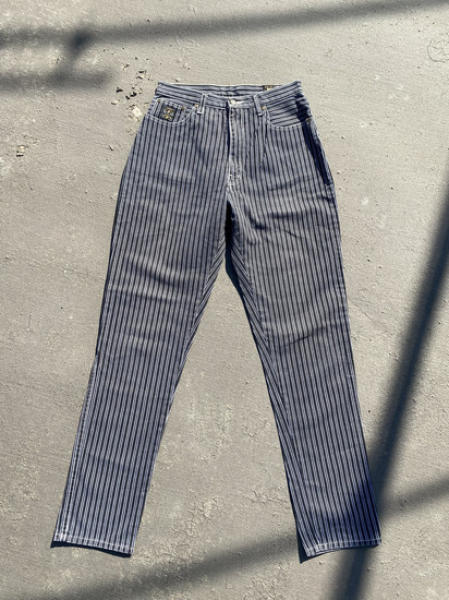 Vintage prugaste pantalone