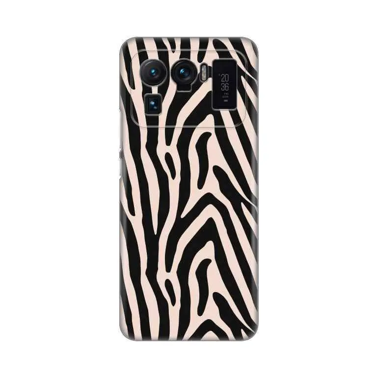 TELEMPIRE Silikonska maska Print za Xiaomi Mi 11 Ultra Animal Pattern crno-bela