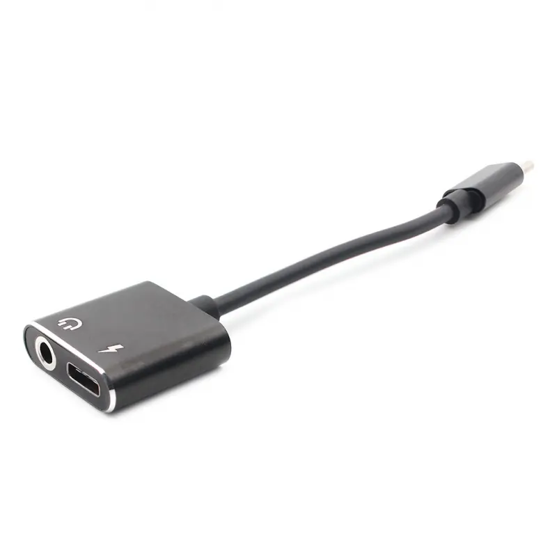 TELEMPIRE Adapter Type C na 3.5mm PD JWD-TC26 crni