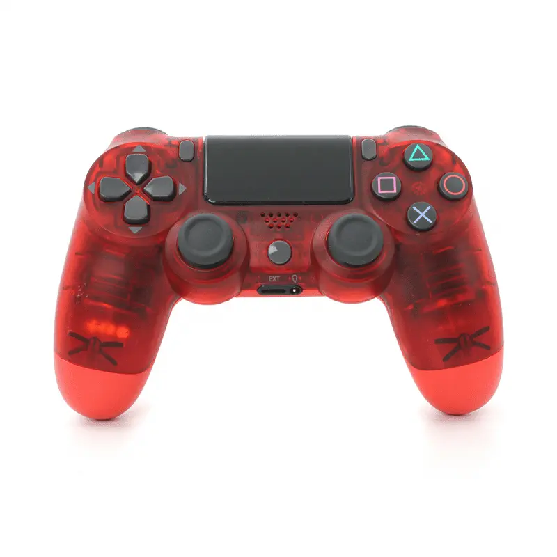 Bežični džojstik Dual Shock WIFI za PS4 providno-crveni