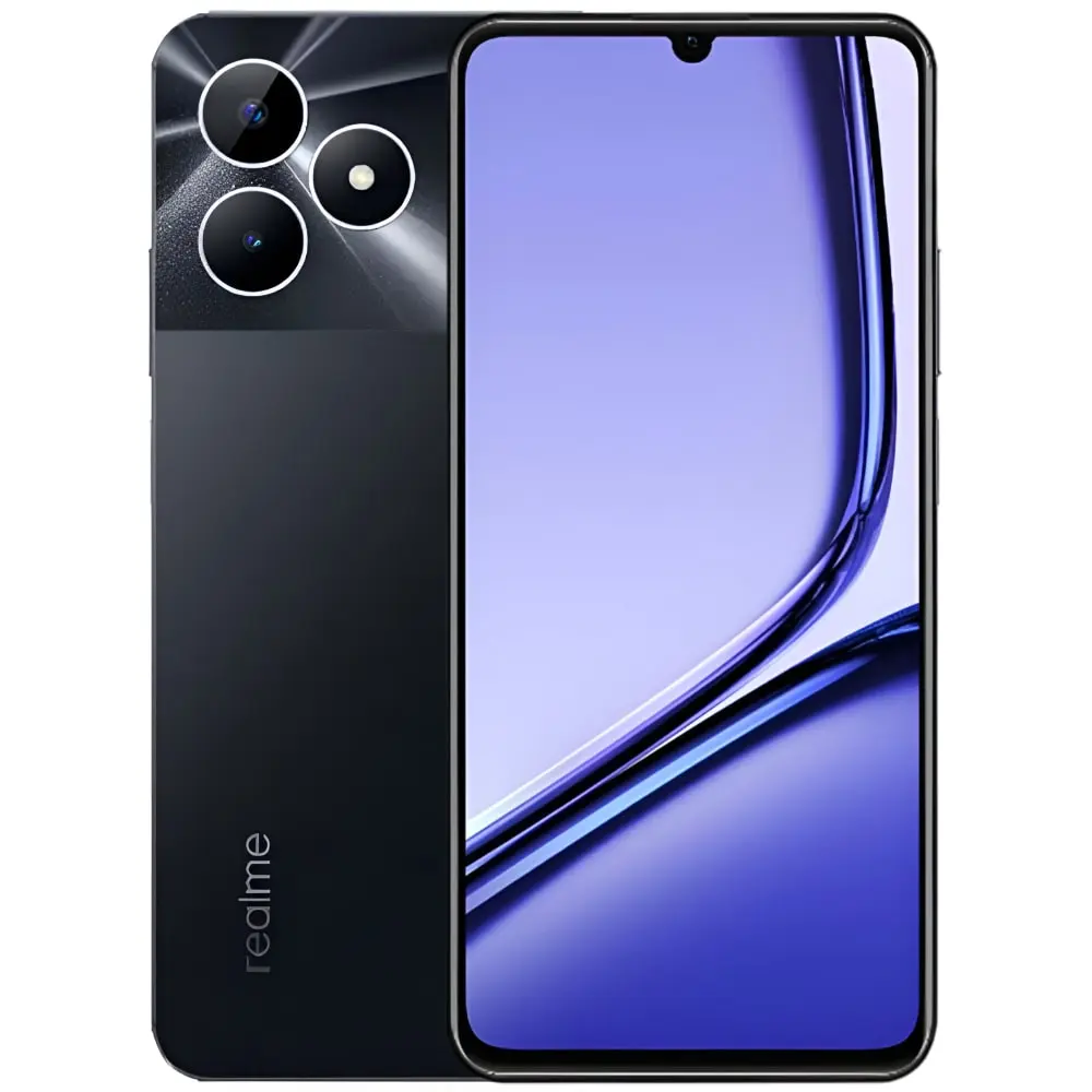 REALME Note 50 RMX3834 Mobilni telefon, 4/128GB, MEA EU, Midnight Black