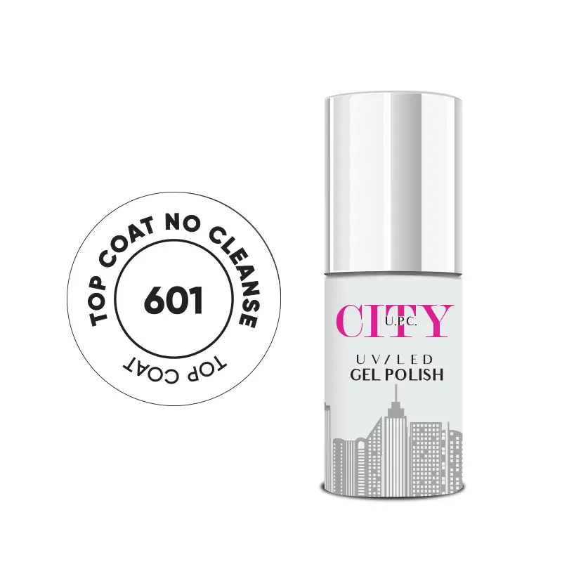 URBAN PRO City Hybrid Top Coat UV/LED Završni sjaj za trajni lak, 7 ml