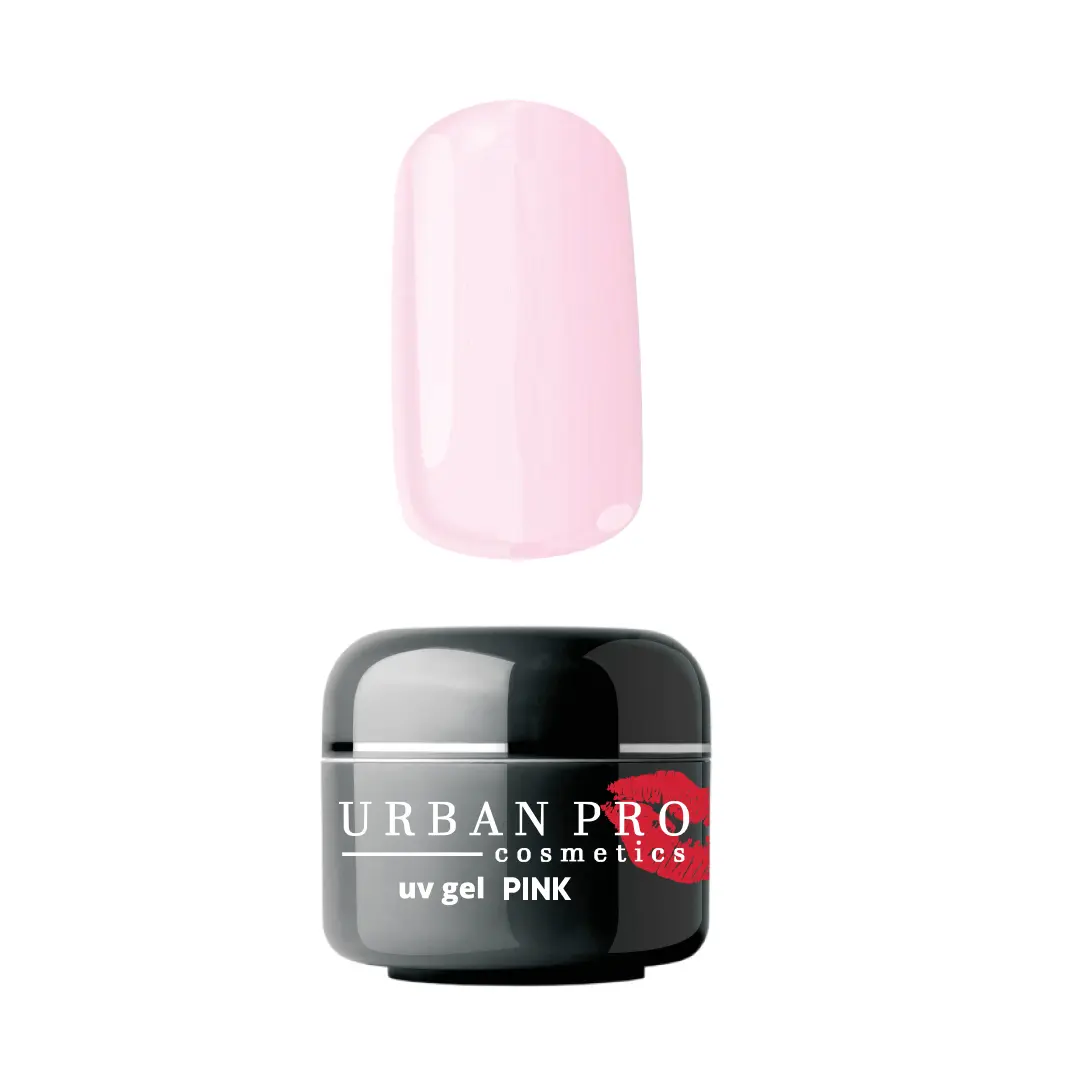 Urban Pro Pink Gradivni gel za nadogradnju i ojačavanje noktiju, 30g