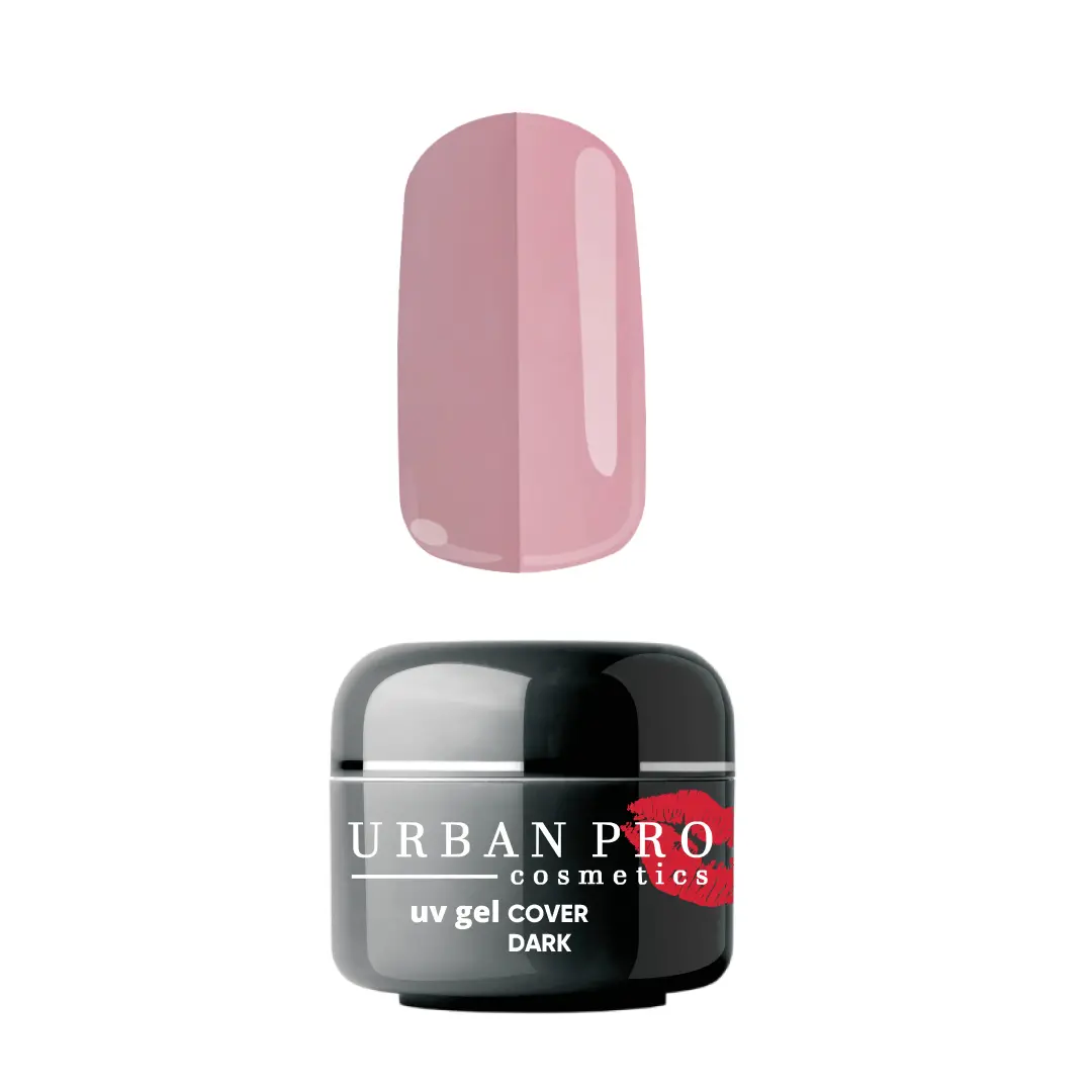 URBAN PRO Cover Dark Gradivni gel za nadogradnju i ojačavanje noktiju, 15 g
