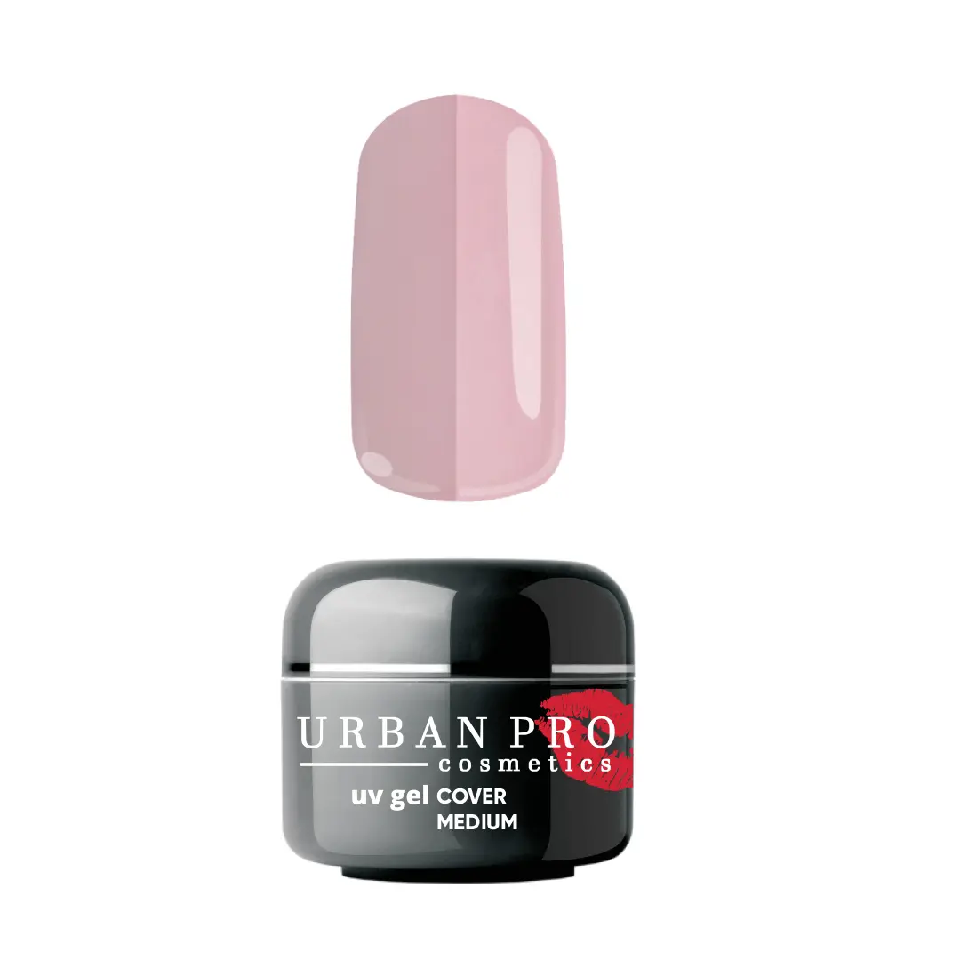 URBAN PRO Cover Medium Gradivni gel za nadogradnju i ojačavanje noktiju, 15 g