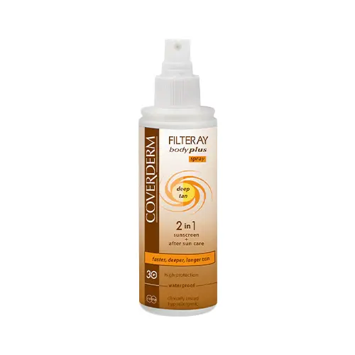 Coverderm Filteray Body Plus Sprej za telo, SPF30