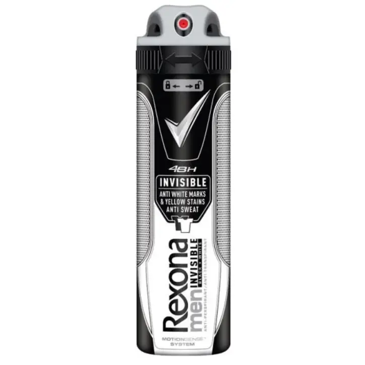 Rexona Dezodorans, Black & White Invisible, 150ml