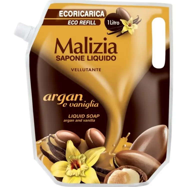 Malizia Tečni Sapun, Argan & Vanilla Refill, 1l