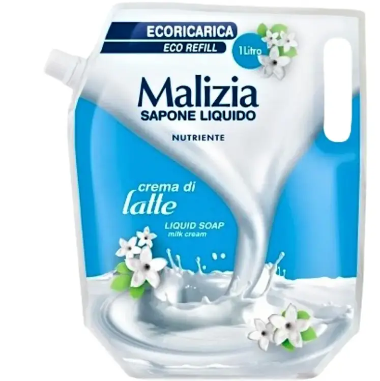 Malizia Tečni Sapun, Milk Cream Refill, 1l