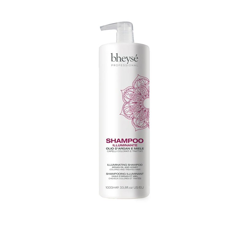 Bheyse Professional Illuminating Šampon za bojenu kosu sa arganovim uljem i medom, 1000ml
