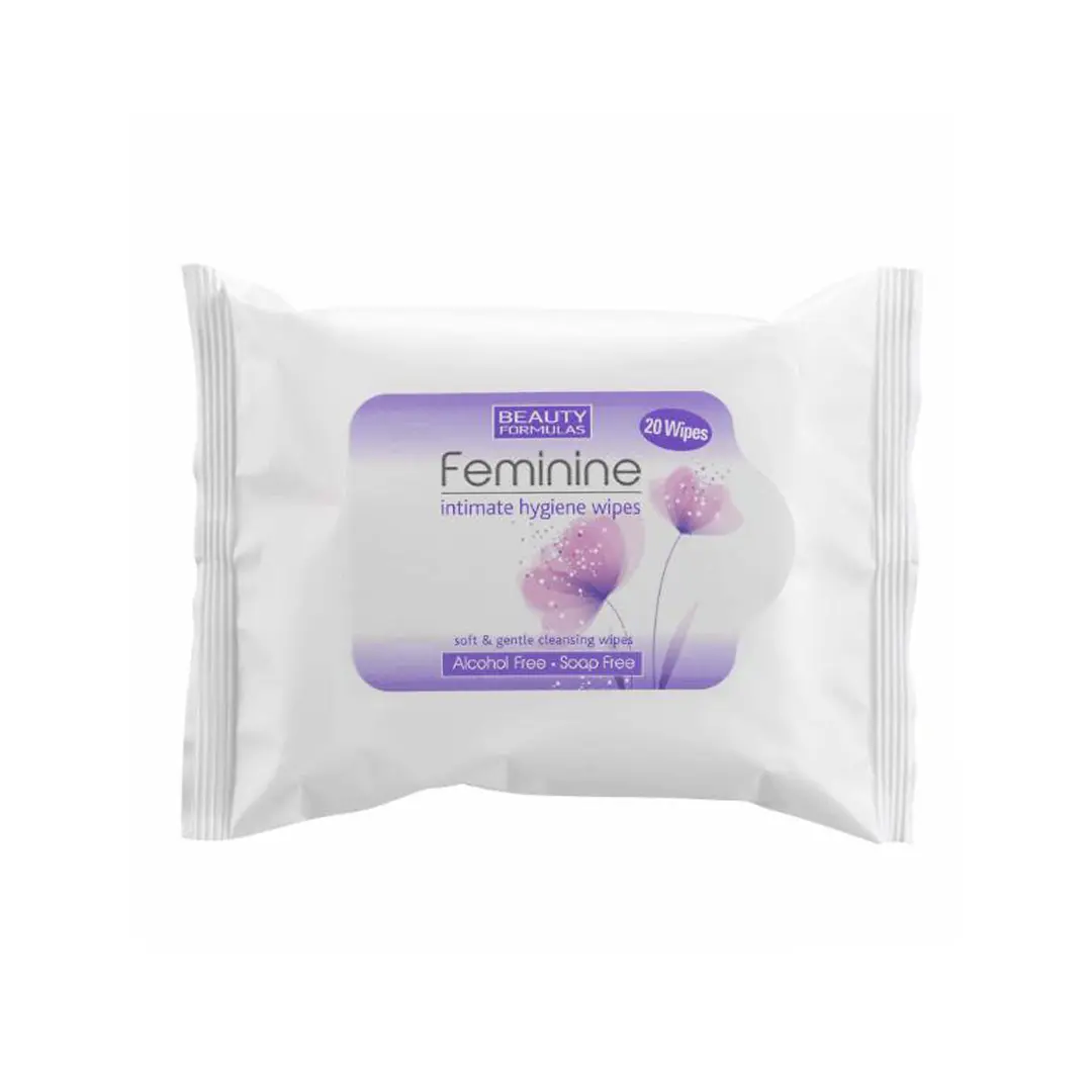 Beauty Formulas Feminine Hygiene Vlažne maramice za intimnu njegu, 20 komada