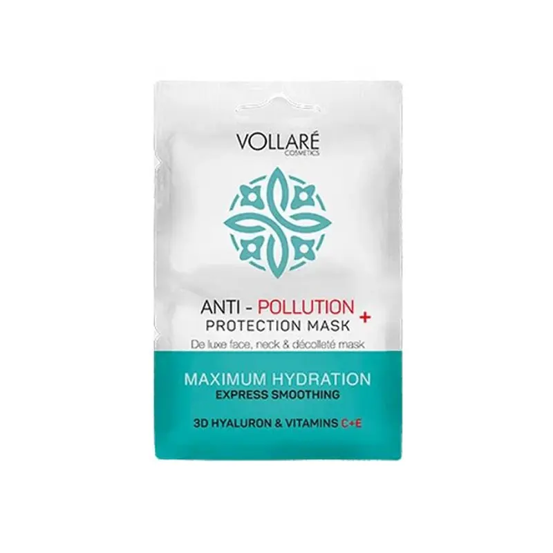 VOLLARE Anti-Pollution Protection Maska za lice sa hijaluronom, 2x5 ml