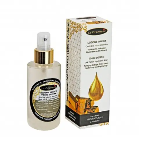 La Cremerie Gold 24k & Hyaluronic acid Tonik losion za lice, 250 ml