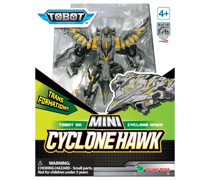 TOBOT Robot GD Mini Cyclone Hawk, Sivi