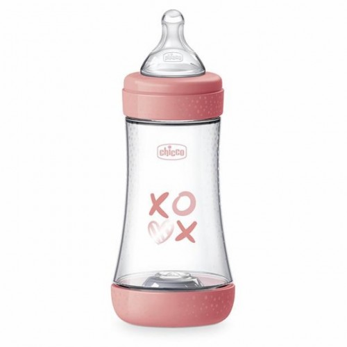 Chicco p5 plastična flašica 240ml silikon dev