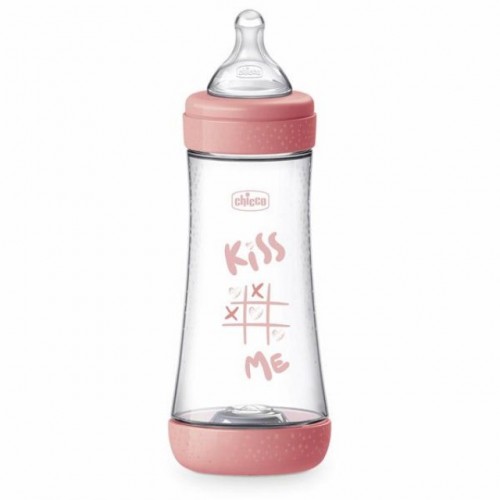 Chicco p5 plastična flašica 300ml silikon dev.