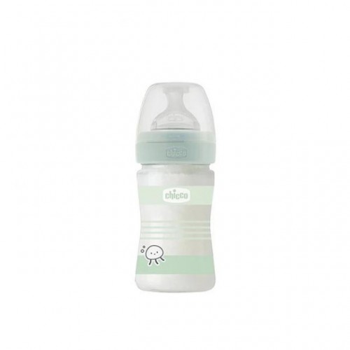 Chicco wb staklena flašica 150ml, silikon,uni