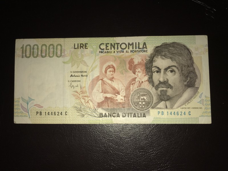 ITALIJA 100 000 LIRA.1994.