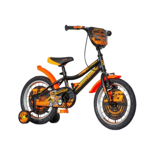Moto cross visitor bicikla crno narandžasta mot160