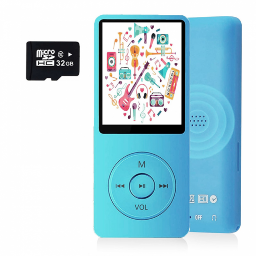 MP3 Player Bluetooth 32GB plavi