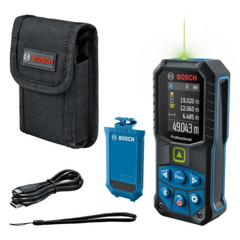 Bosch – Laserski daljinomer GLM 50-27 CG sa zelenom tačkom + pribor – 0601072U01