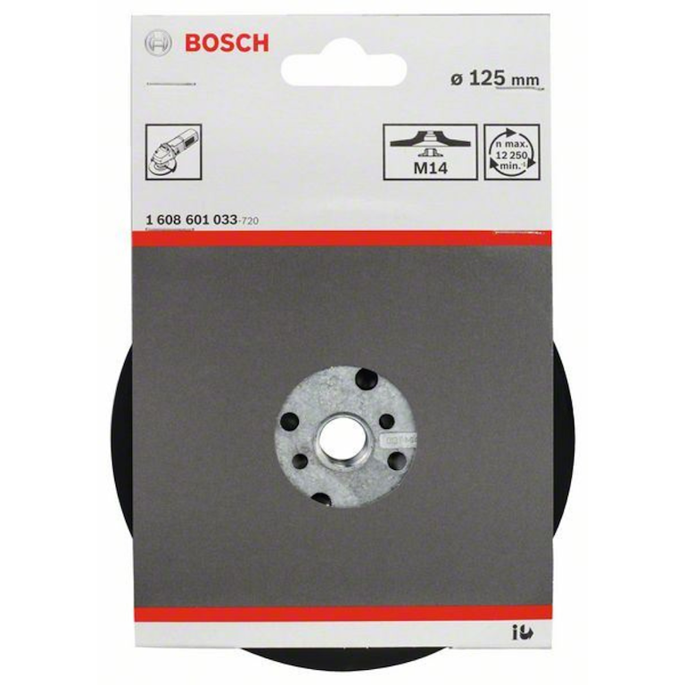 Bosch – Potporni tanjir Standard M14 125 mm, 12.500 min-1- 1608601033