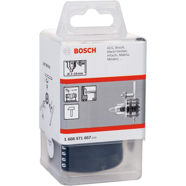 Bosch – Klasična stezna glava do 16 mm 3-16 mm, 5/8″ – 16 – 1608571057