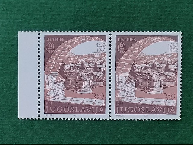1982 SFRJ - 500. godišnjica osnivanja grada Cetinja