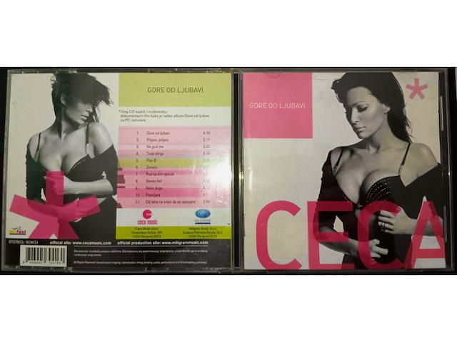 Ceca-Gore od Ljubavi CD (2004)