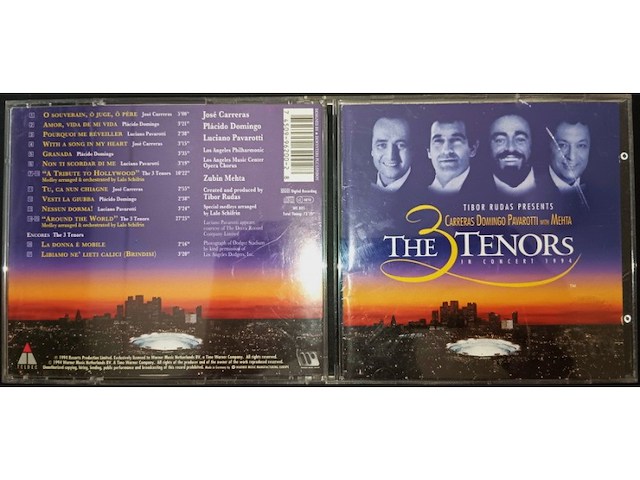 The 3 Tenors-in Concert Made in Netherlands CD (1994)