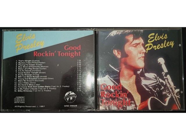 Elvis Presley-Good Rockin Tonight EEC CD (1987)