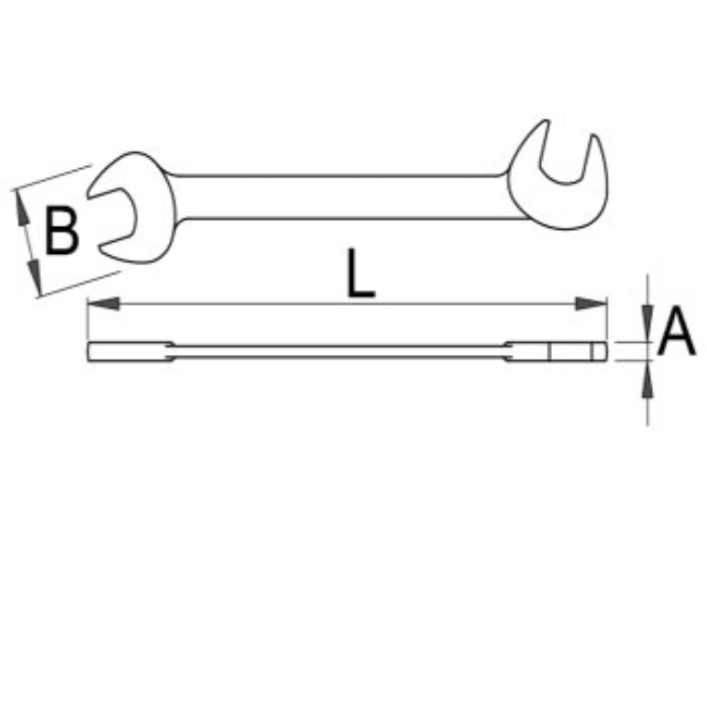 Unior – Ključ viljuškasti dvostrani za električare 5 114/2 – 618627