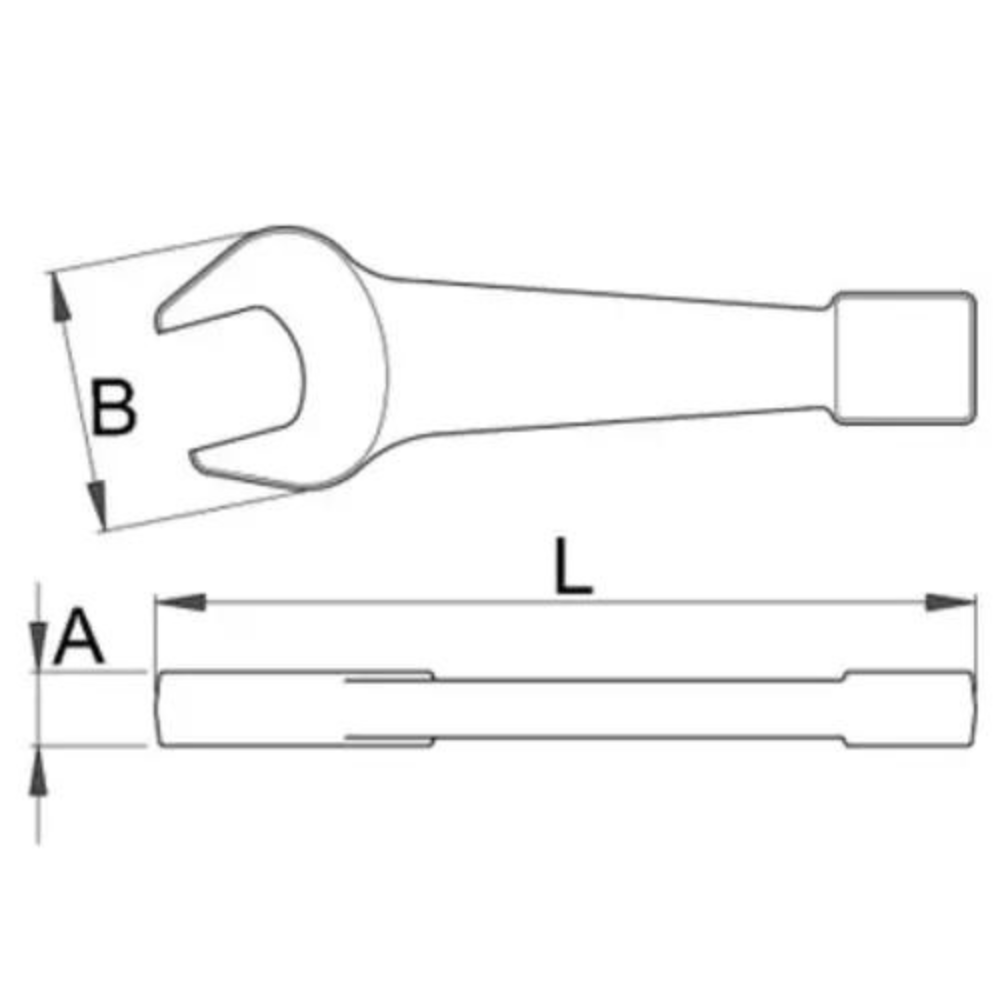 Unior – Ključ viljuškasti udarni 90mm 118/7 – 620481