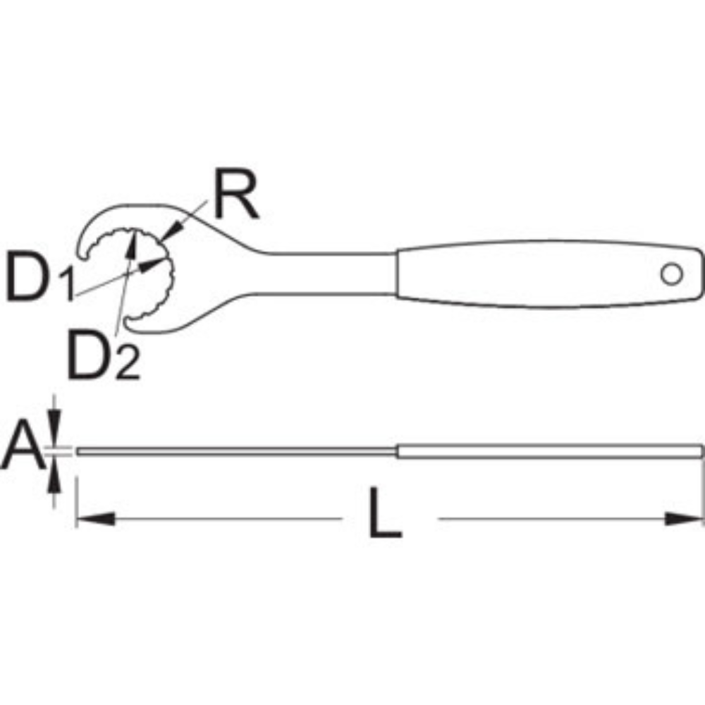 Unior – Ključ za pogonsku osovinu, otvoreni 1609/2- 623424