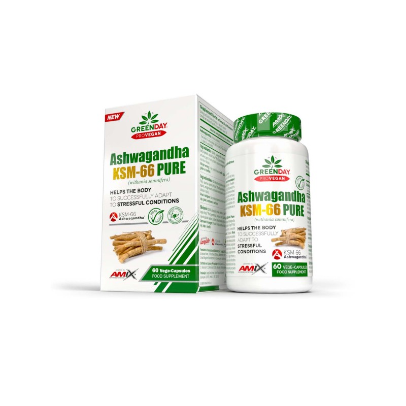 ProVegan Ashwagandha KSM-66 Pure, 60kap