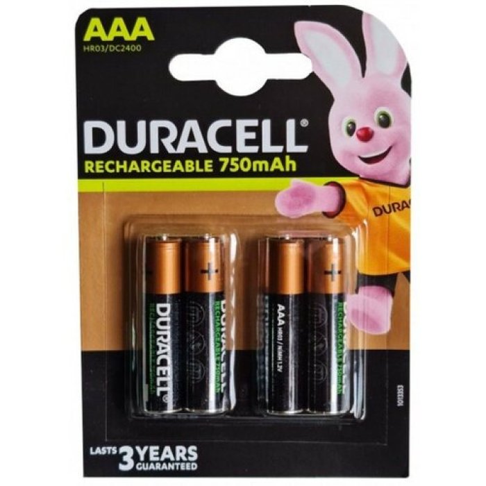 Baterije Duracell R3 AAA 750mAh punjiva