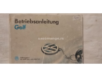 Tehnicko uputstvo za upotrebu za VW Golf 09. 1993. oko 200 str.nemacki