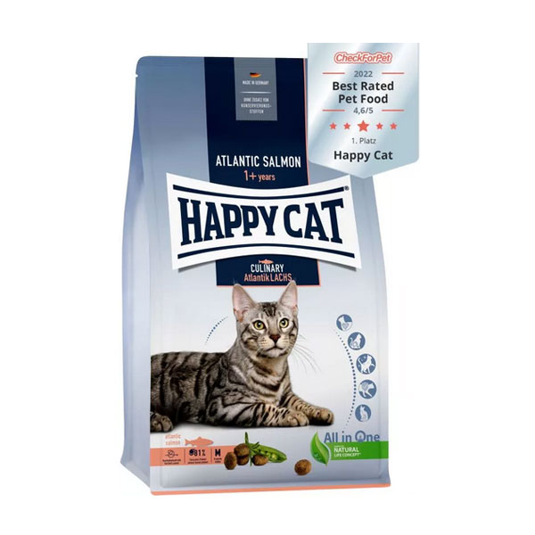 Hrana za mačke Adult Losos 1,3kg Happy Cat 19KROHD000073
