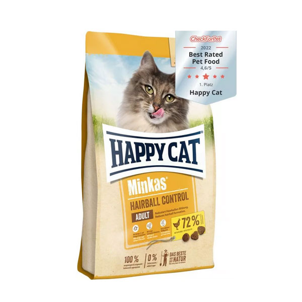 Hrana za mačke Minkas Hairball Control 10kg Happy Cat 19KROHD000025
