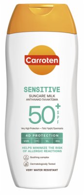 MLEKO ZA SUNČANJE SENSITIVE SPF50+ CARROTEN 200ML
MLEKO ZA SUNČANJE SENSITIVE SPF50+ CARROTEN 200ML