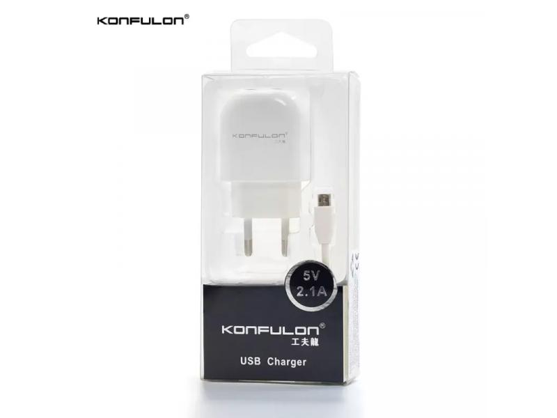KONFULON C16 Dual kućni punjač sa micro USB kablom