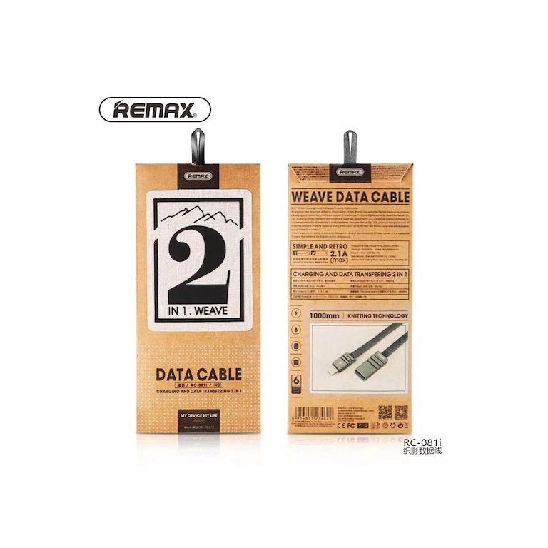 REMAX Data Kabl USB to Micro RC-08 1m Cream/Krem