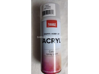 Beorol acryl crveni sprej 400 ml,rok upotrebe do 31.08.2027.,nov