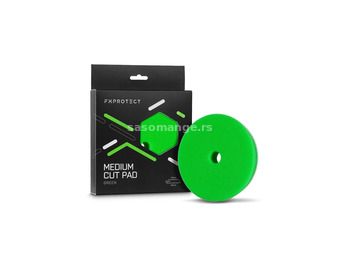 FX MEDIUM CUT PAD GREEN 125/140MM