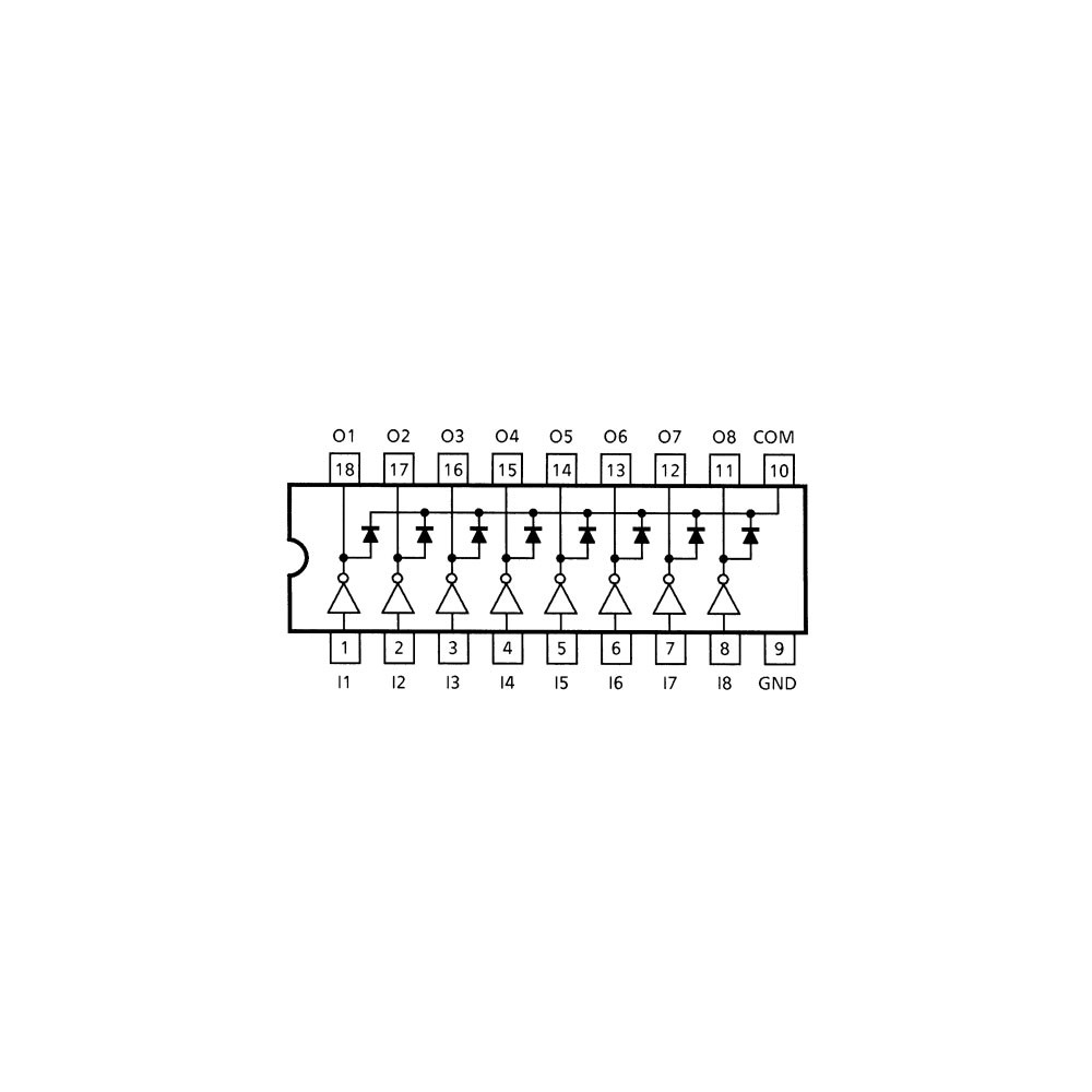 8XDarl. Dr.50V 0.5A TTL/CMOS SO18