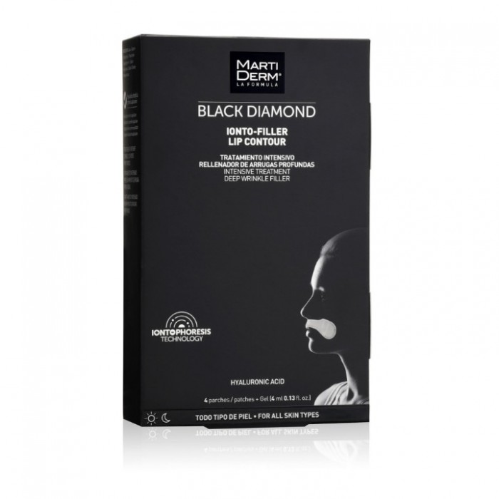 Black Diamond Ionto-Filler Lip Contour – 4 flastera + gel 4 ml