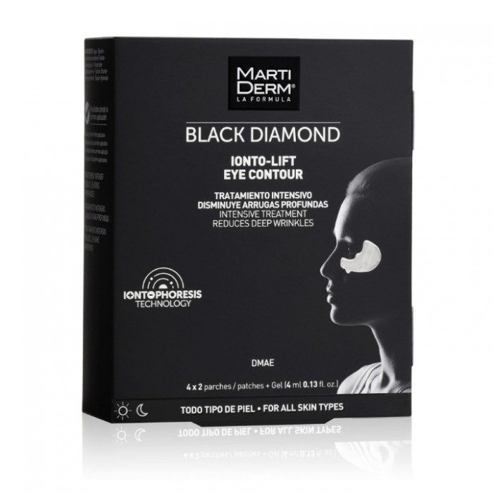 Black Diamond Ionto-Lift Eye Contour – 4×2 flastera + gel 4 ml