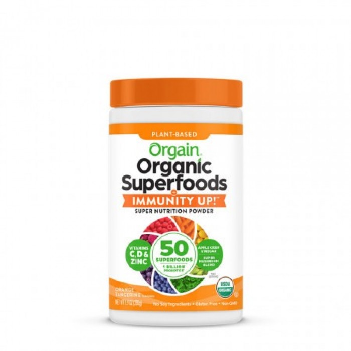 Organic Superfoods + IMMUNITY UP! (Orange Tangerine) – 280 g