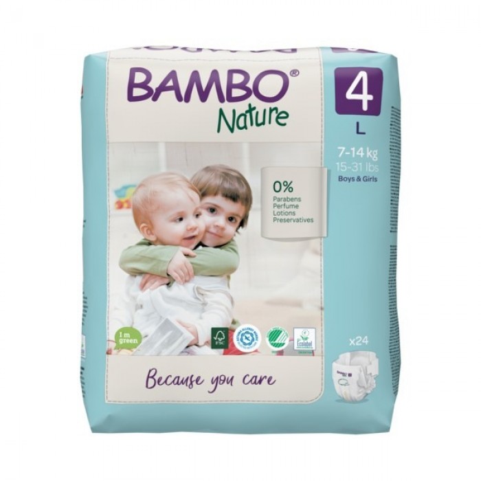Pelene za bebe Eco-Friendly veličina 4 (7-14 kg) – 24 kom