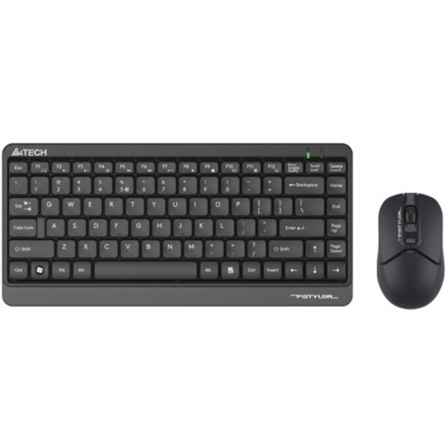 A4-FG1112 A4Tech Fstyler Bezicna tastatura YU-LAYOUT + bezicni mis USB, Grey